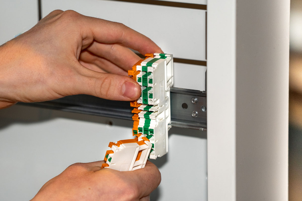 Bloc de jonction d’alimentation S4C 2,5 vert (100 pcs.)